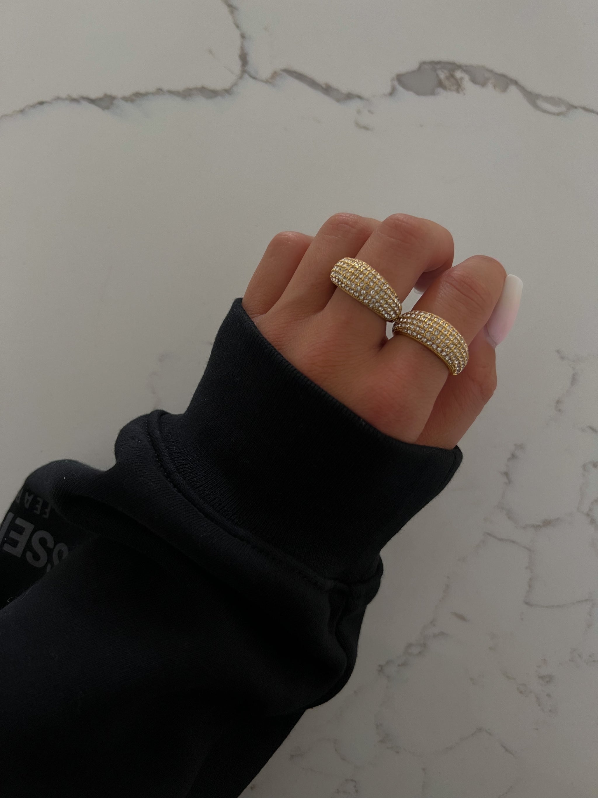 SPARKLE DOME RING – Chansuttpearls